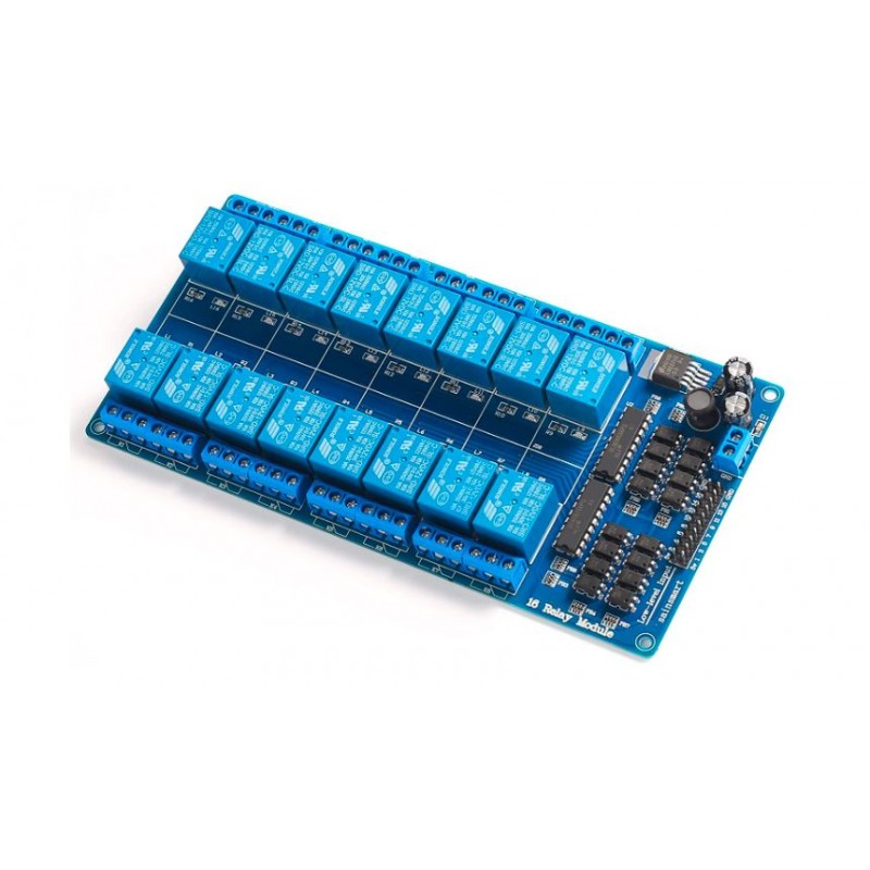 16 Channel 12V Relay Module with Optocoupler buy online at Best Price ...