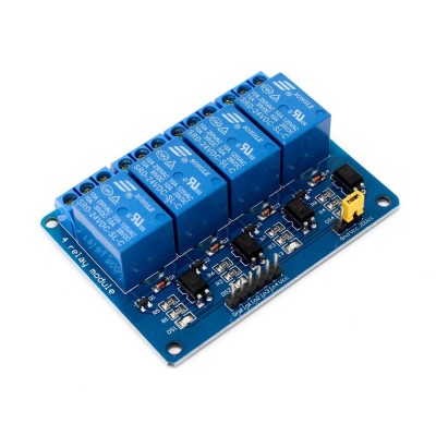4 Channel 24V Relay Module with Optocoupler buy online at Best Price ...