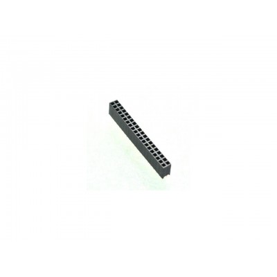 2x20 Pin 2.54mm Pitch Female Double Row Header Berg Strip buy online at ...