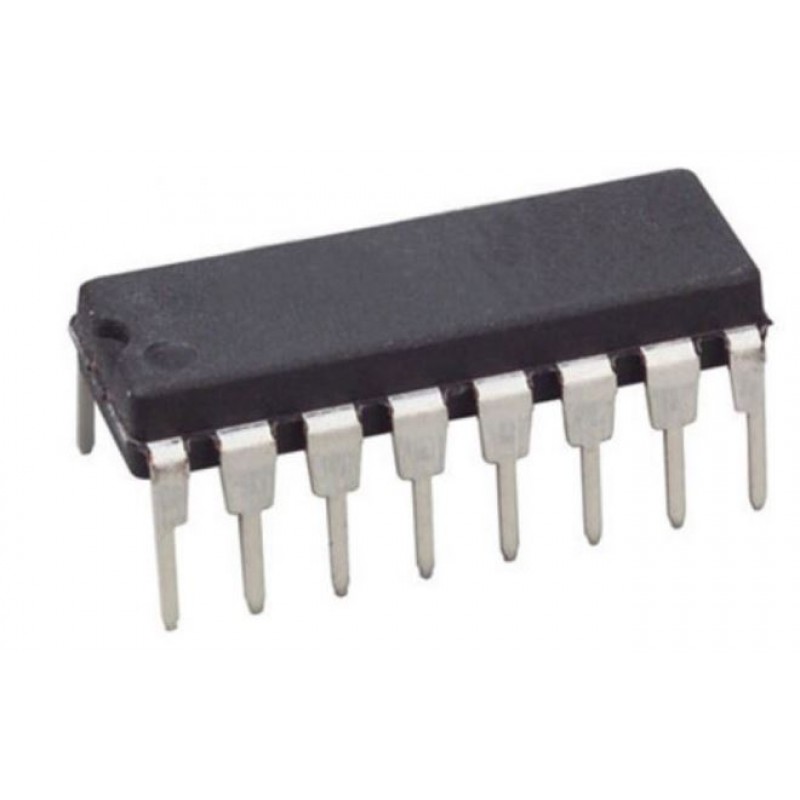 74HC366 Hex Inverting Buffer Line Driver IC (74366 IC) DIP-16 Package buy online at Best Price ...