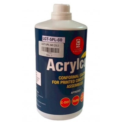Acrylcoat LGT-SPL-60 Conformal Coating for PCB Assemblies Solderable ...
