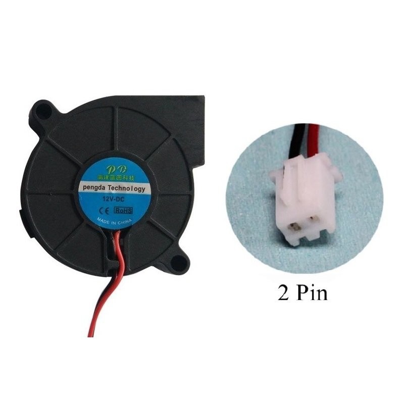 HE3D 12V DC 3D Printer 5015 Vortex Turbo Cooling Fan buy online at Best Price and Quality in ...