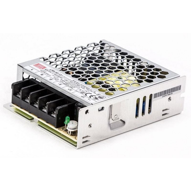 LRS-50-12 Mean Well SMPS - 12V 4.2A - 50W Metal Power Supply buy online at Best Price and ...