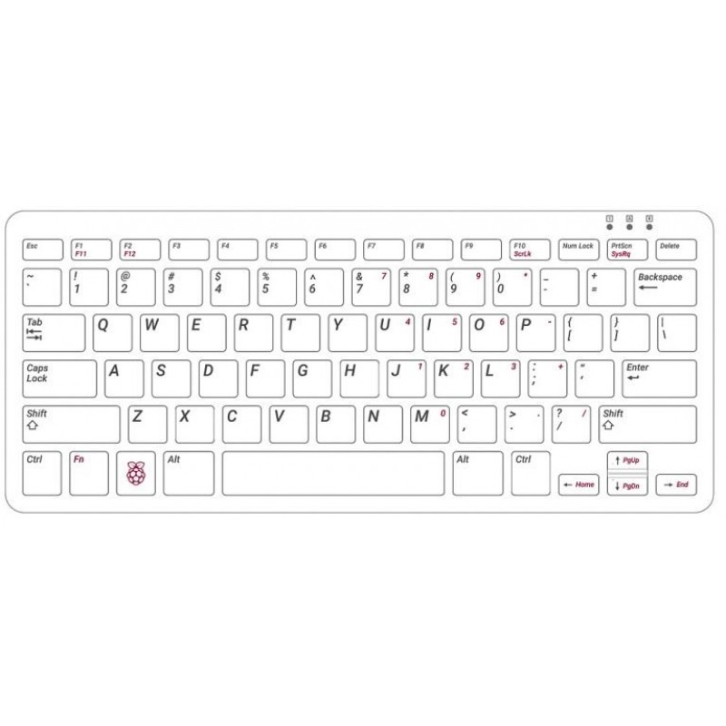 Official Raspberry Pi Keyboard Black & Grey buy online at Best Price ...