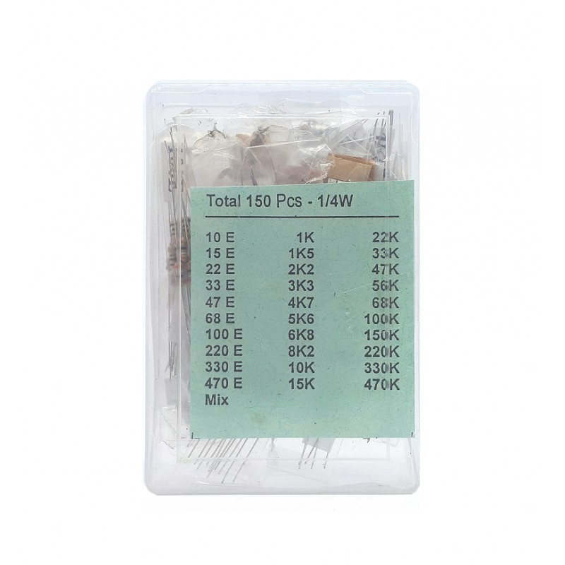 Resistance Box - Mix Resistor Pack - 1/4 Watt buy online at Best Price ...