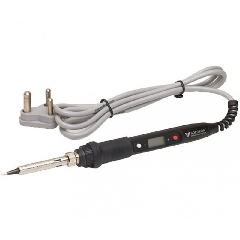 Soldron 230VAC 60W SID60A (ESD Safe) Digital Temperature Adjustable Soldering Iron buy online at ...