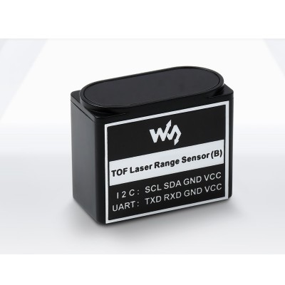 TOF (Time Of Flight) Laser Range Sensor (B), UART / I2C Bus, Long Range ...