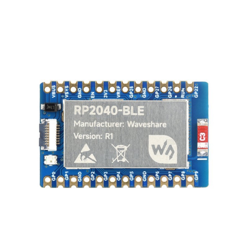 Waveshare RP2040-BLE Development Board, Raspberry Pi Microcontroller Development Board, Based On ...